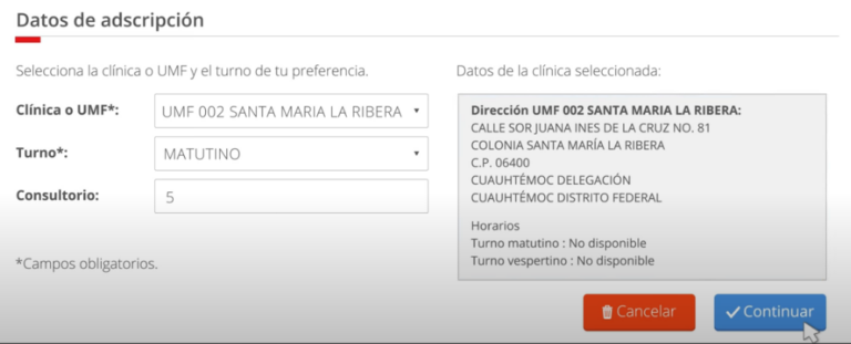 Alta en el IMSS