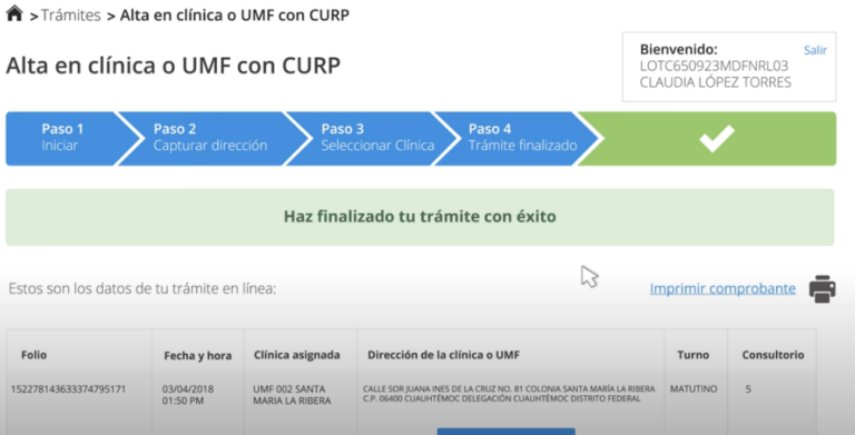 Alta en el IMSS